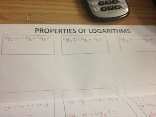 MyFavFriday: Properties of Logarithms Foldable | So I Teach Math and Coach?